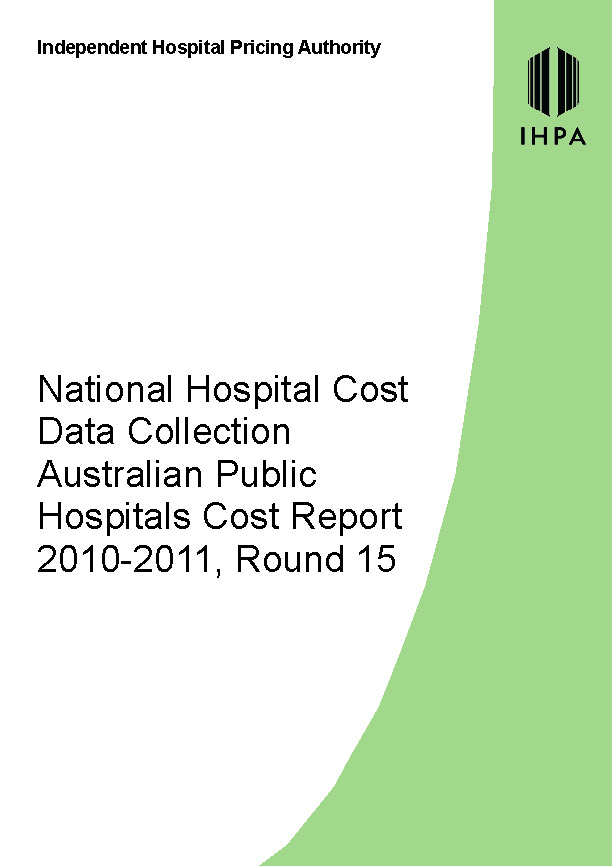 National Hospital Cost Data Collection (NHCDC) Public Hospitals Report ...